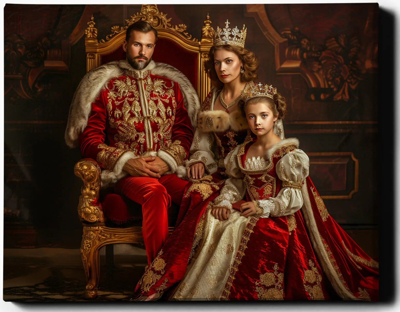 Crimson Monarchs - Custom Royal Portraits - Make Me Royalty -Regal ...