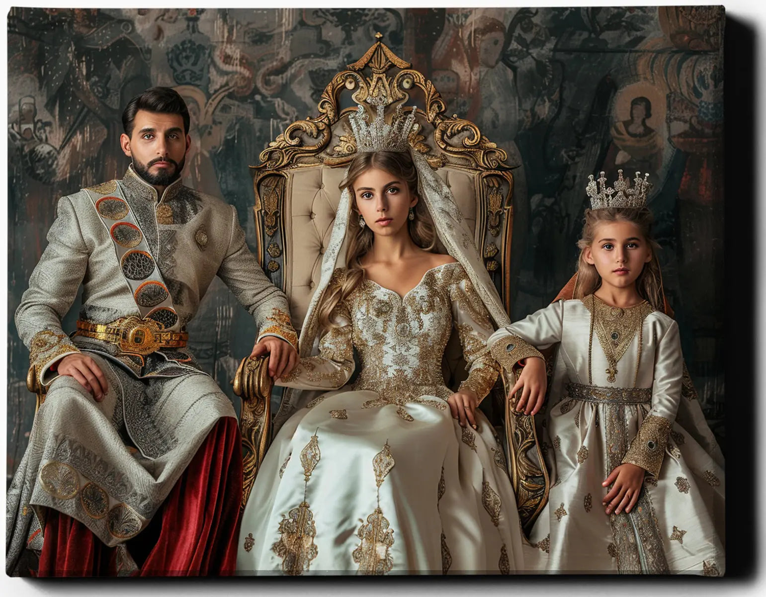 Silver Dynasty - Custom Royal Portraits - Make Me Royalty -Regal Pawtraits