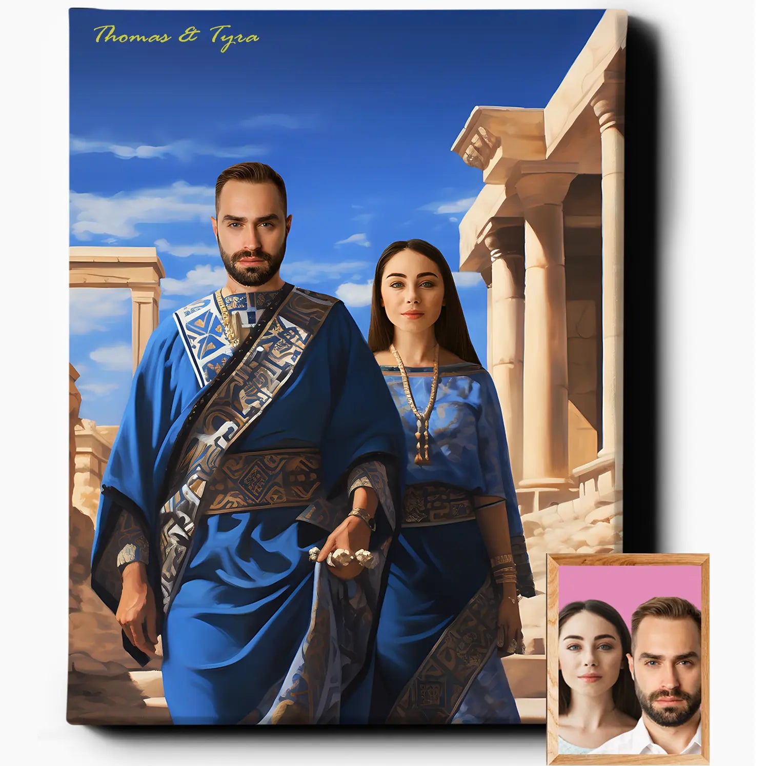 Greek Royal Couple III - Turn to Royal Portraits from Photo - Regal ...