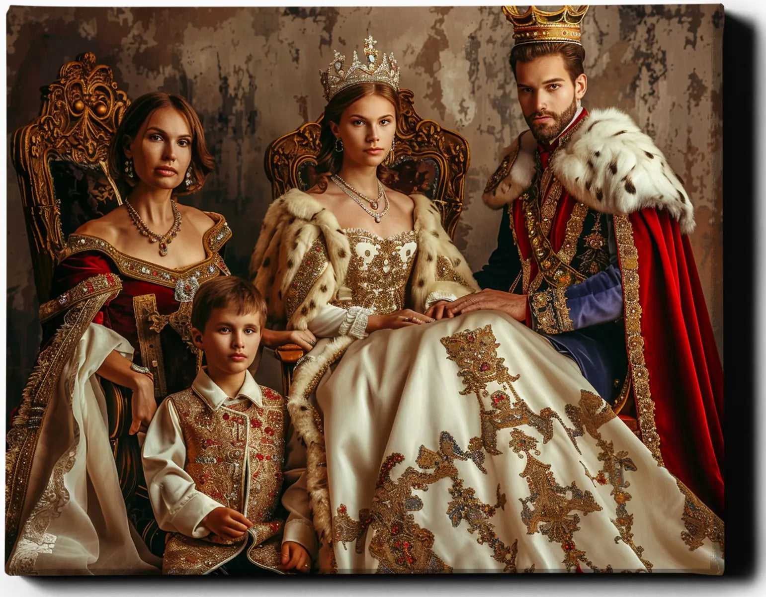 Custom Royal Family Portraits |Regalia and Heritage | Regal Pawtraits