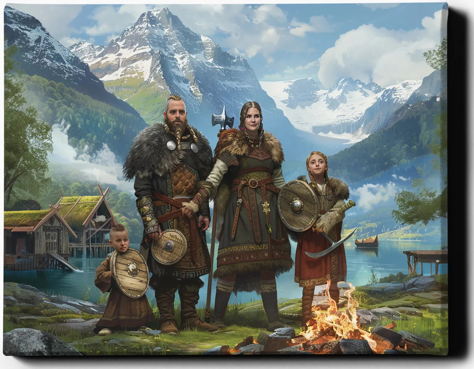 Custom Royal Family Portraits | Viking Legends of the Fjord | Regal ...