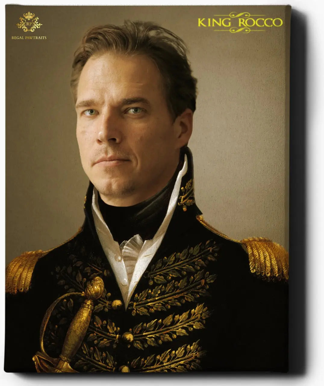 The Admiral | Custom Royal Portraits | Custom Gift for Him – Regal ...