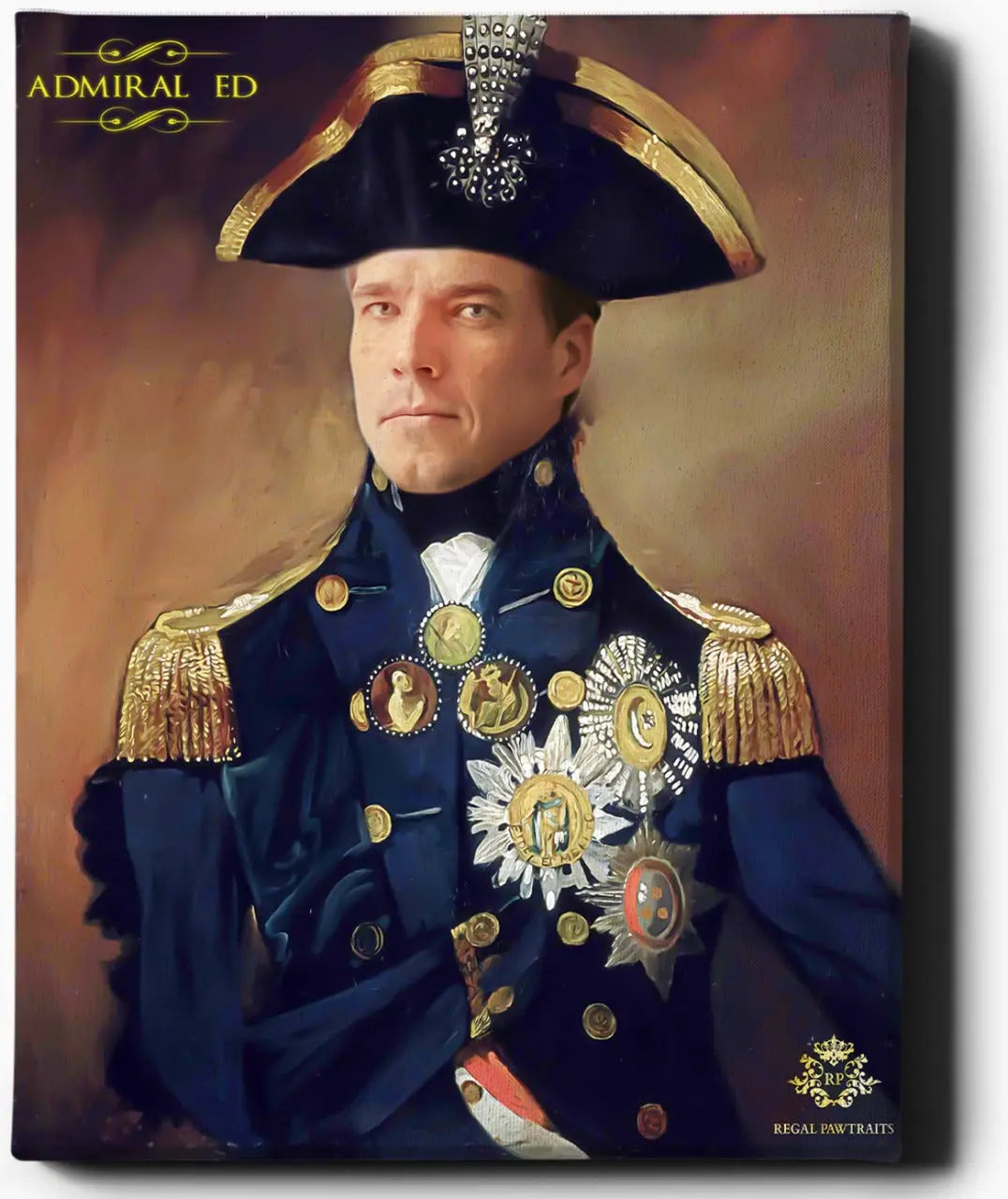 Custom Royal Portraits | Royal Admiral | Custom Gift For Him – Regal ...