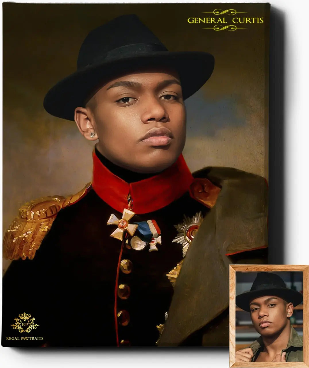 Custom Royal Portraits | The General II | Custom Gift For Him – Regal ...