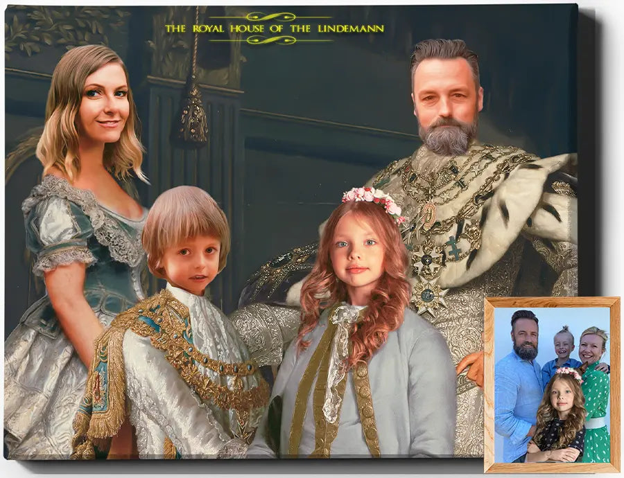 Custom Royal Portraits | The Royal House | Custom Family Portraits ...