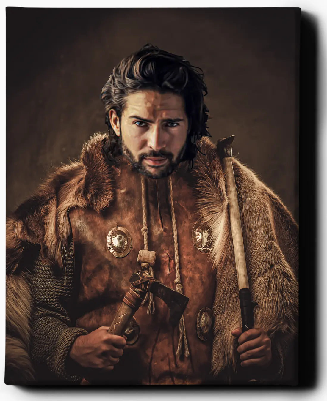 The Viking II -Custom Viking Portraits -Viking Gifts- Regal Pawtraits