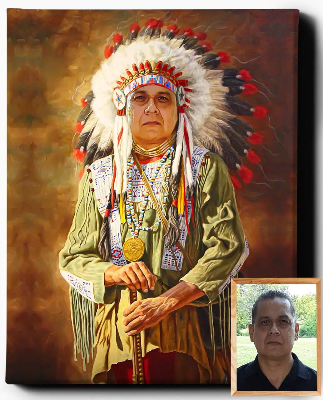 The General | Custom Royal Portraits | Custom Gift for Him – Regal ...